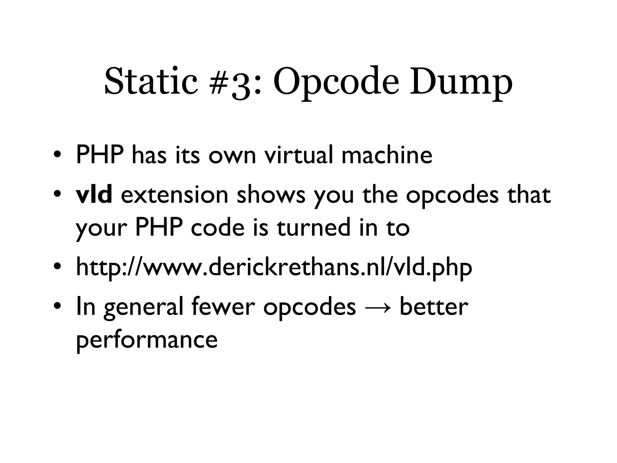 Static and Dynamic Analysis at Ning | PPT
