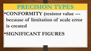 Static & dynamic characteristics of instruments | PPTX