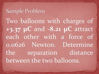 Static electricity | PPTX