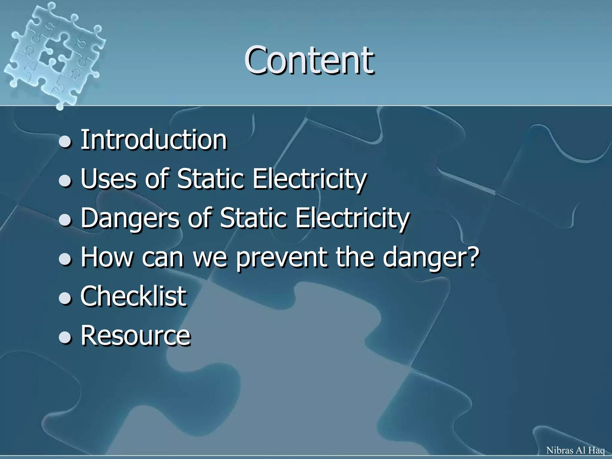 Static electricity | PPTX