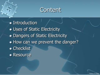 Static electricity | PPTX