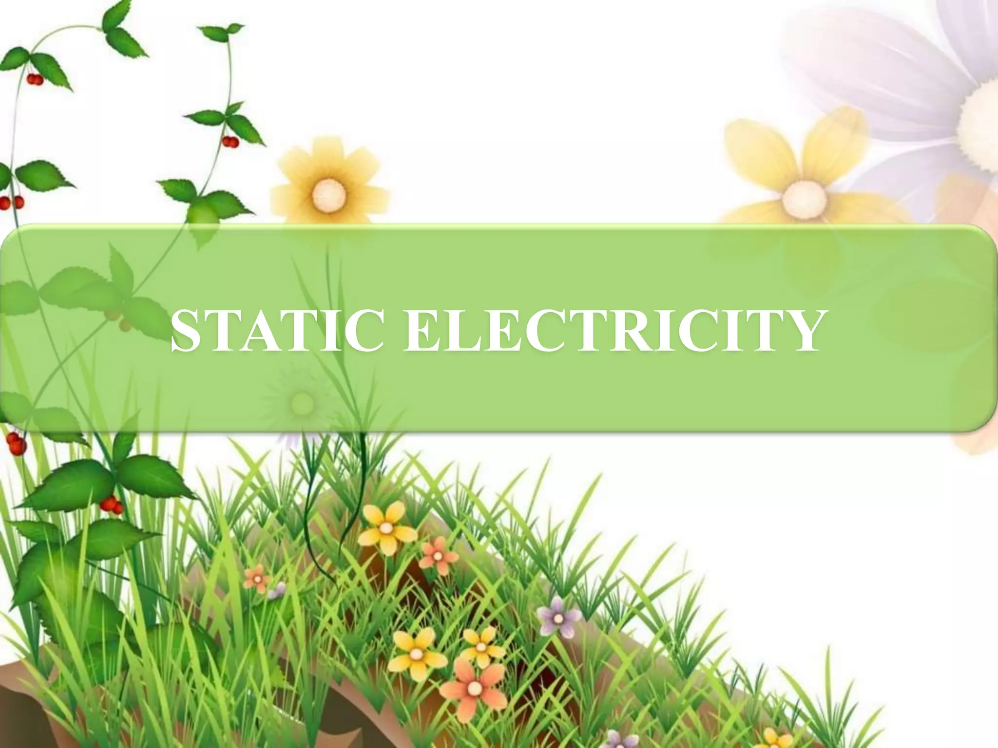 Static electricity | PPTX | Physics | Science