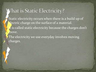 Static electricity | PPT