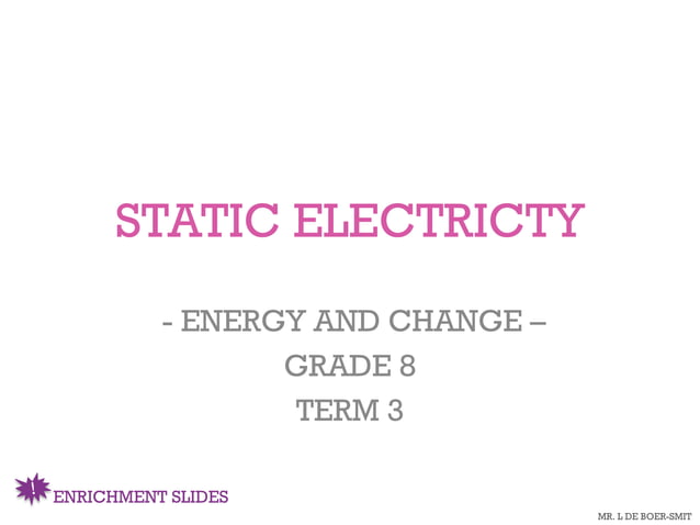 Static Electricity to teach come get for free | PDF | Chemistry | Science