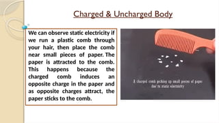 Static Electricity details electrostatic force | PPT | Free Download