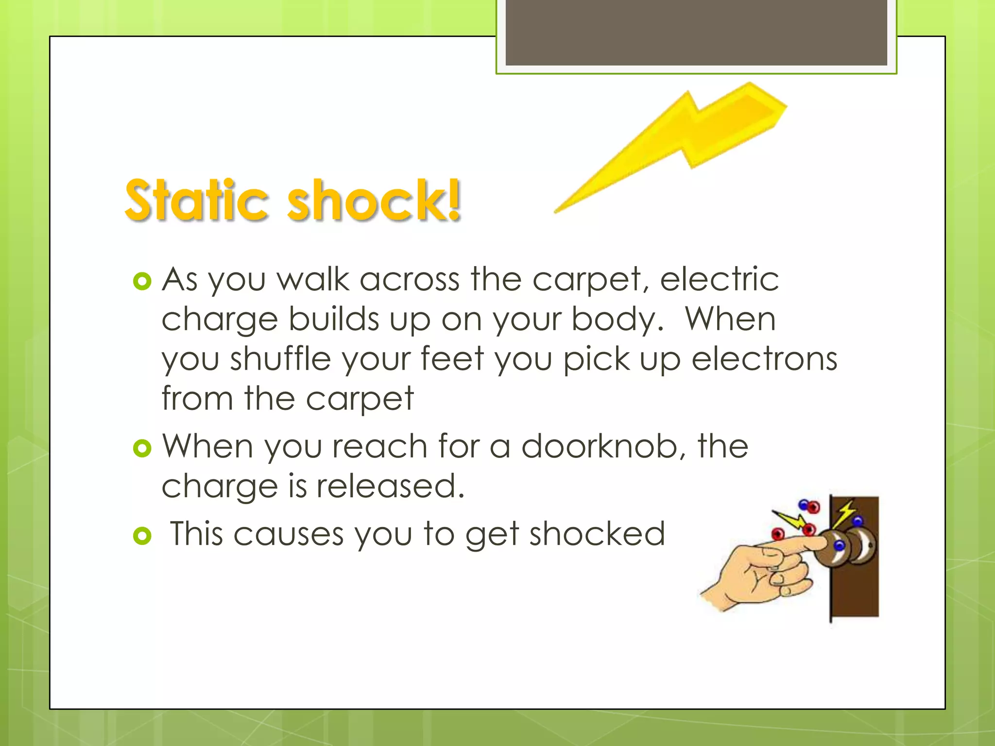 Static electricity U6L2 Notes | PPT