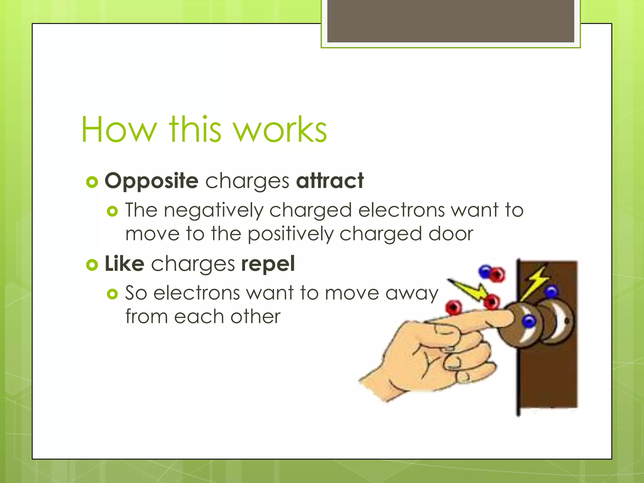 Static electricity U6L2 Notes | PPT