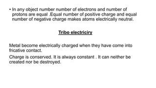 STATIC ELECTRICITY . | PPT