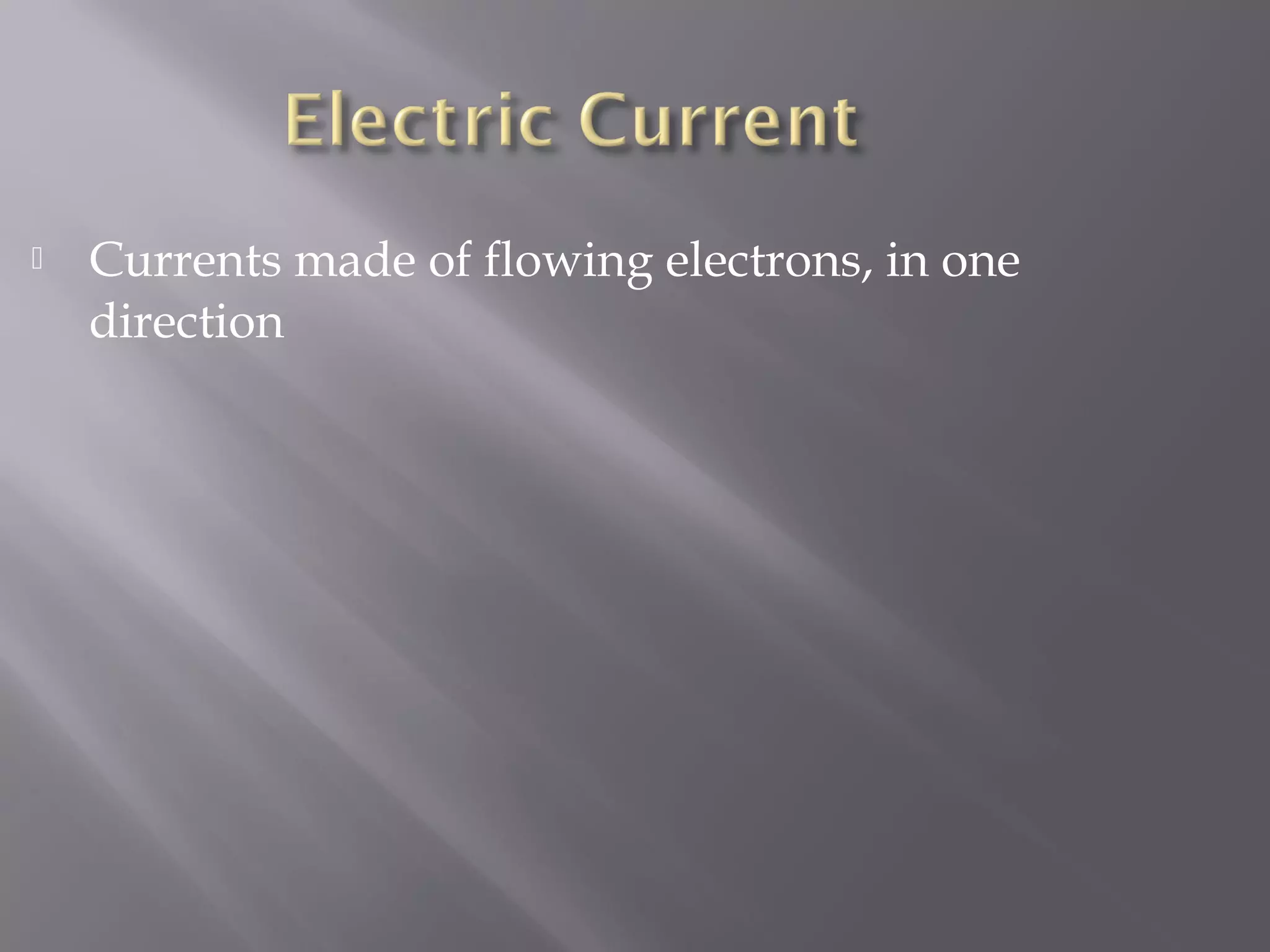 Static electricity and electrical currants | PPT