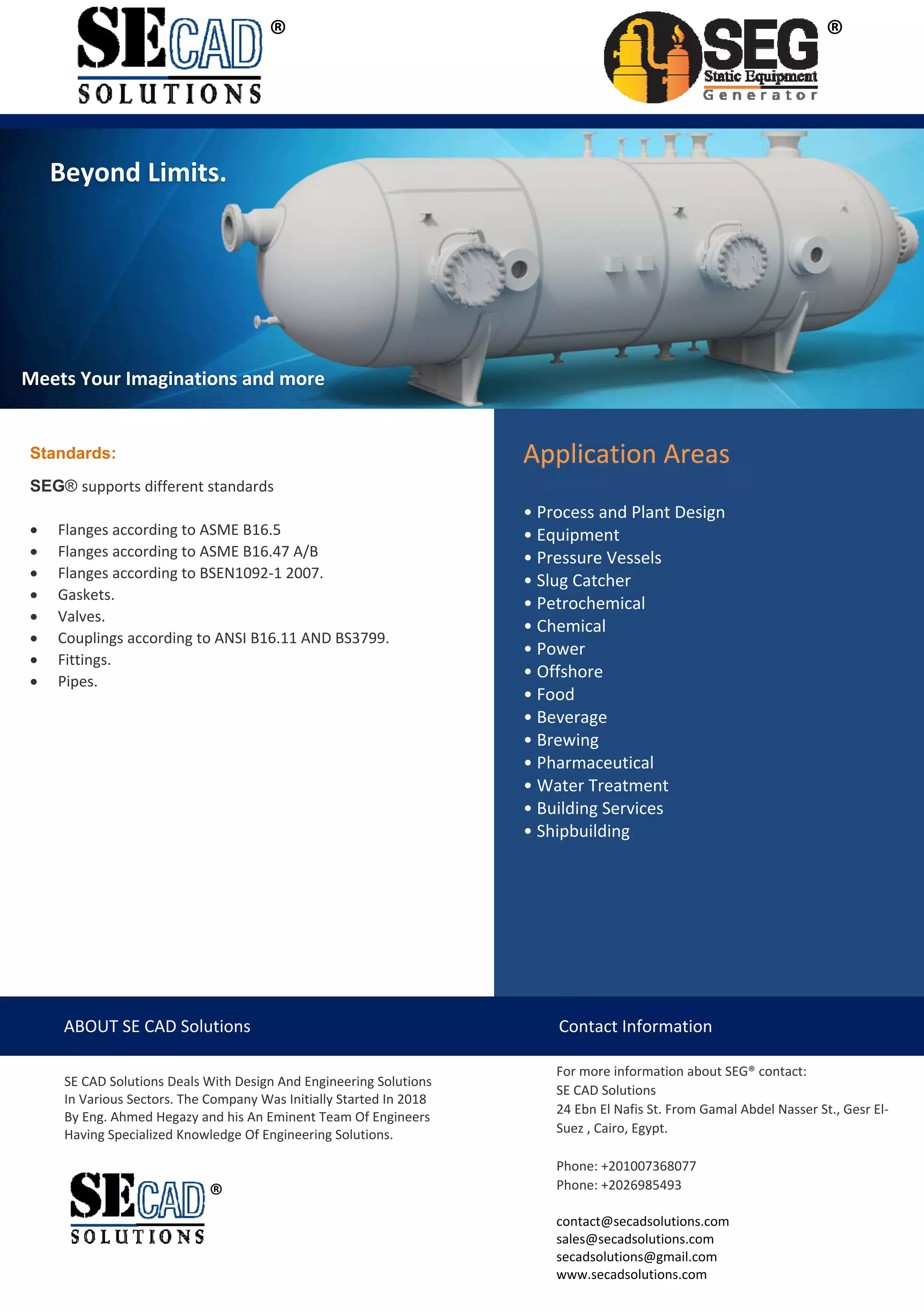 SEG Static Equipment Generator | PDF