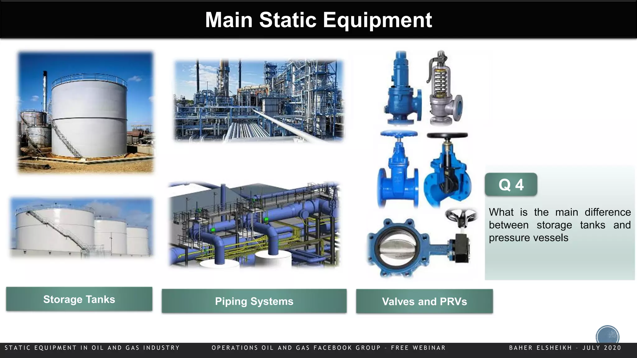 Static equipment in oil and gas industry | PDF