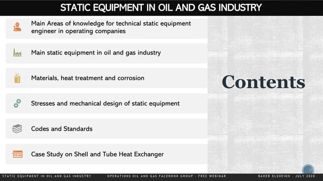 Static equipment in oil and gas industry | PDF | Chemistry | Science