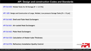 Static equipment in oil and gas industry | PDF