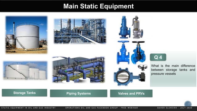 Static equipment in oil and gas industry | PDF | Chemistry | Science