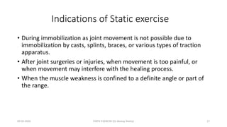 Static exercises | PPTX
