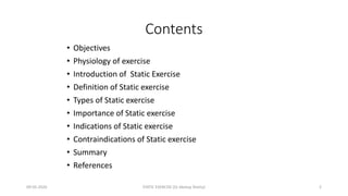 Static exercises | PPTX