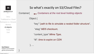 Rackspace & Akamai vs. Amazon & CloudFront for a Django site | PPT