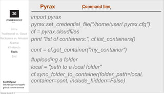 Rackspace & Akamai vs. Amazon & CloudFront for a Django site | PPT