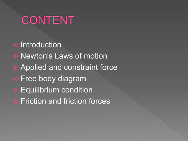 Static Force Analysis | PPTX