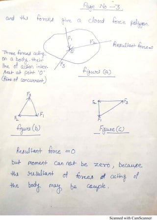 Static force analysis | PDF