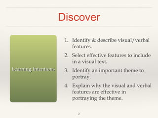 1.7 Create a visual text | PPT