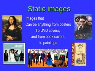 Static Images Cloze | PPT | Computer Animation | Computer Software and ...
