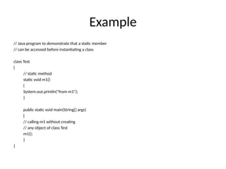 STATIC IN JAVA.pptx STATIC IN JaAVA.pptx