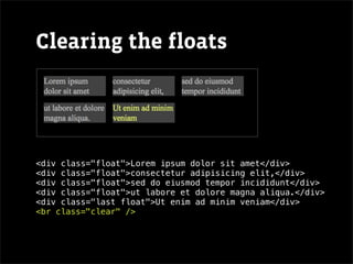 Static layouts with css | PDF