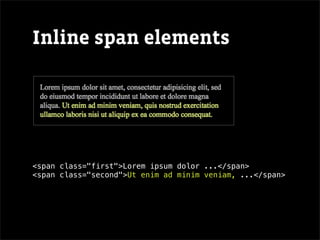 Static layouts with css | PDF