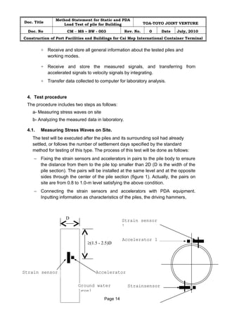 Static load test method statement cm - ms- bw - 003 | DOC