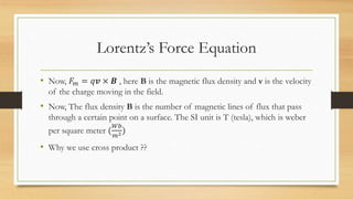 Static Magnetic Field(Electromagnetic Fields and Waves) | PPT