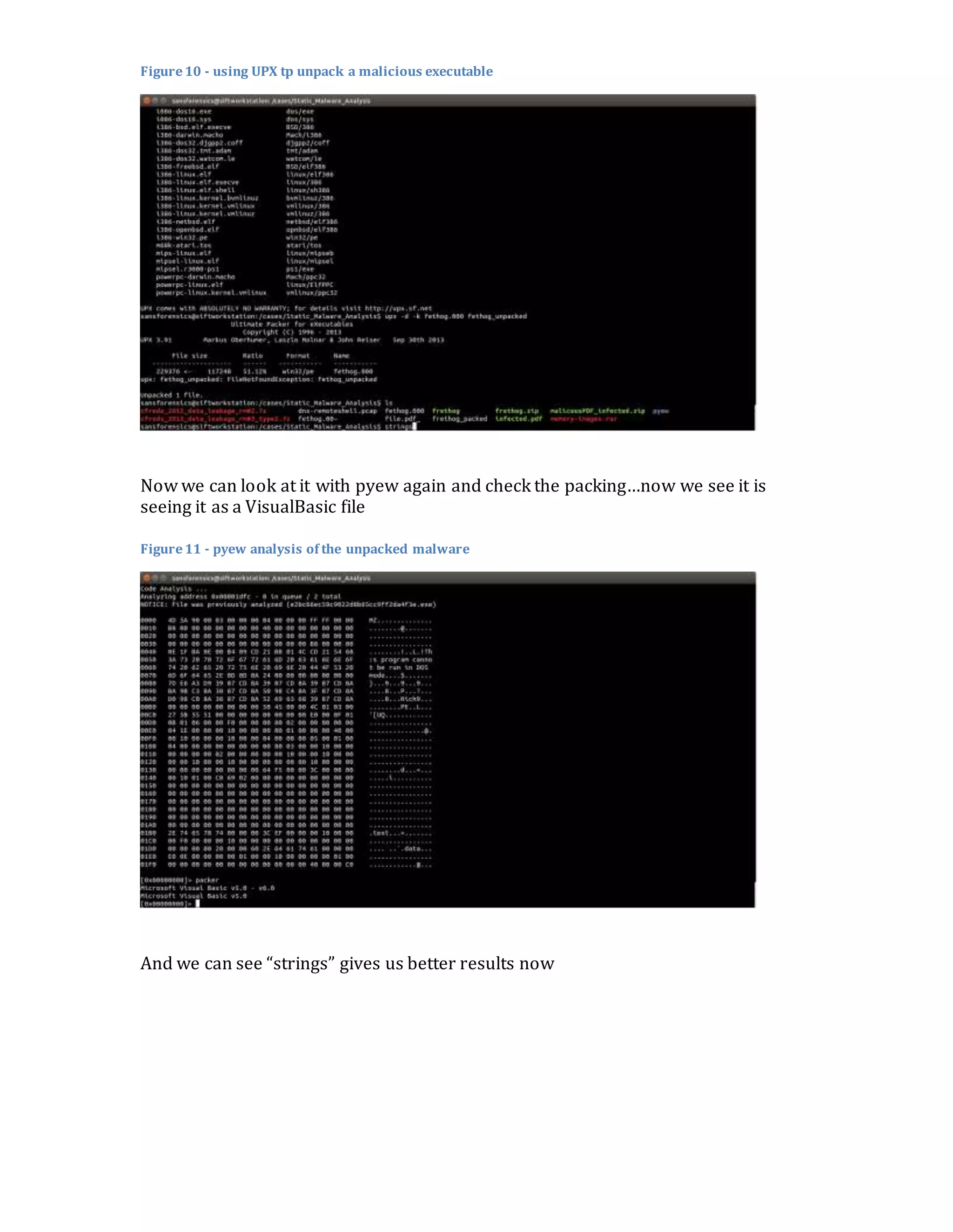 Static malware analysis sop | DOCX