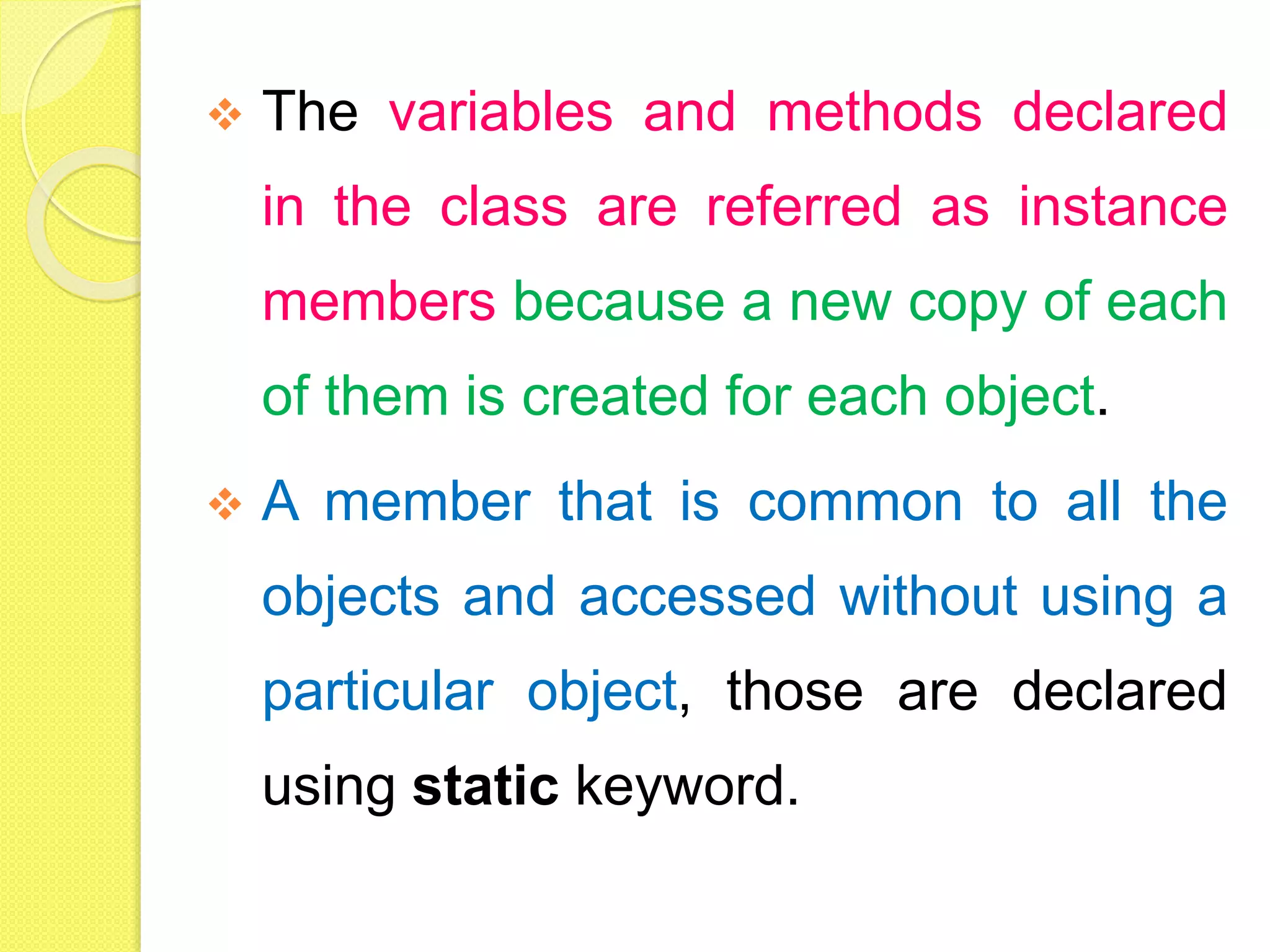 Static Members Javapptx 