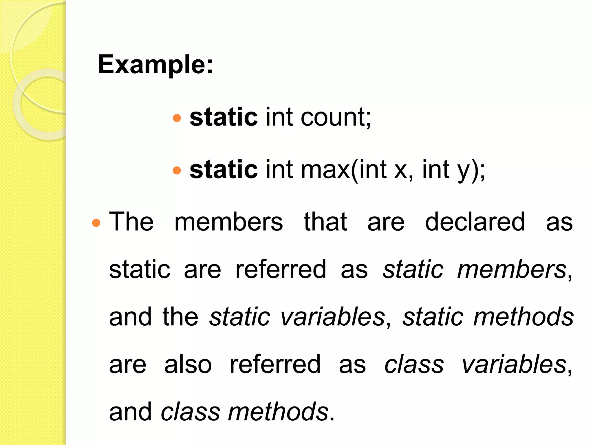 Static Members Javapptx 