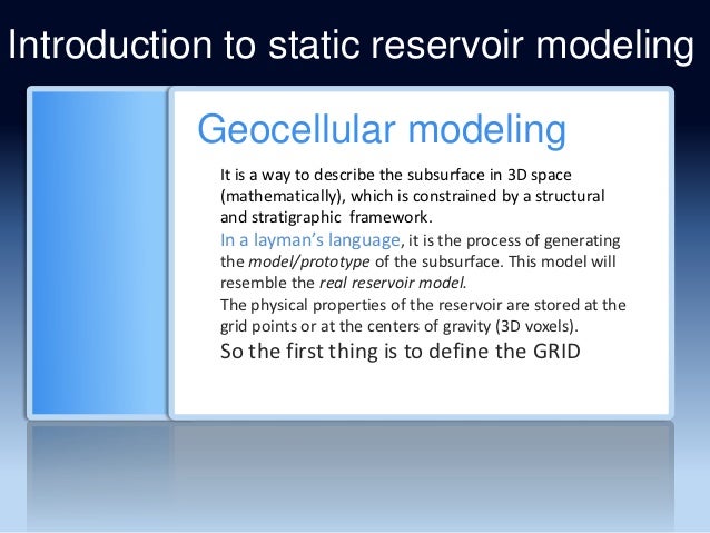 Static model development