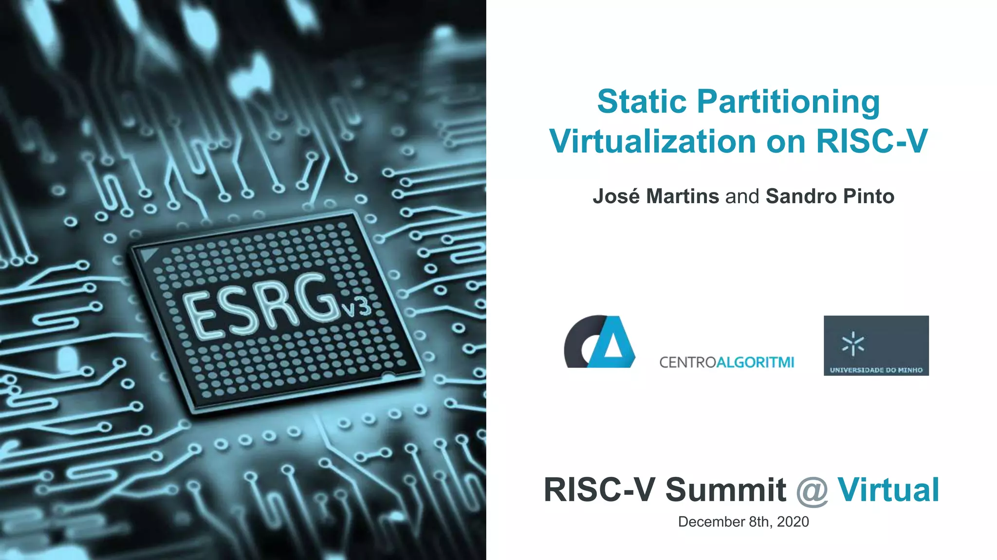Static Partitioning Virtualization On Risc V Ppt