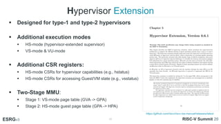 Static partitioning virtualization on RISC-V | PPTX