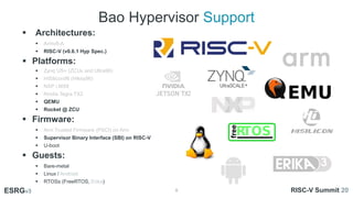 Static partitioning virtualization on RISC-V | PPTX