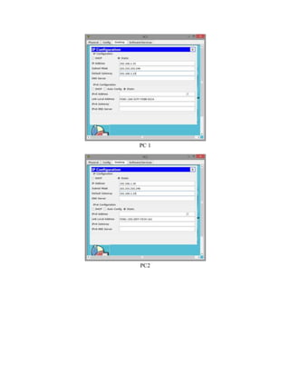 Static port security packet tracer | DOCX