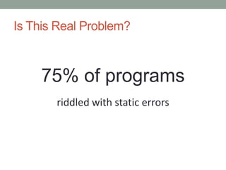 Static program analysis tools | PPT