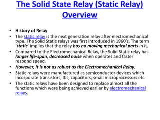Static_relay_sgp_............................ | PPTX | Physics | Science