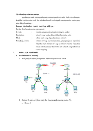 Static routing | DOC