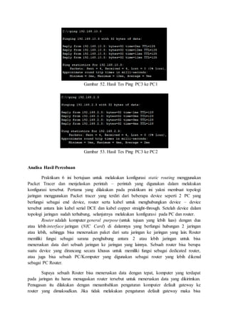 Static Routing | PDF