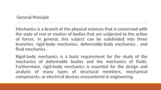 STATICS-1 Resultant Vectors Concering rigid bodies | PPTX