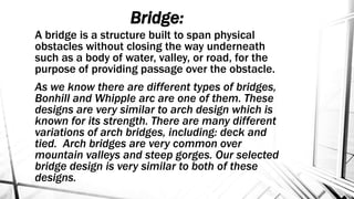 BRIDGE DESIGN | PPTX