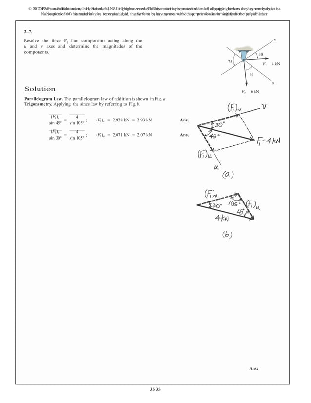 Statics and Mechanics of Materials 5th Edition Hibbeler Solutions Manual | PDF | Physics | Science