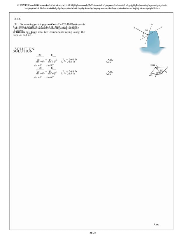 Statics and Mechanics of Materials 5th Edition Hibbeler Solutions ...
