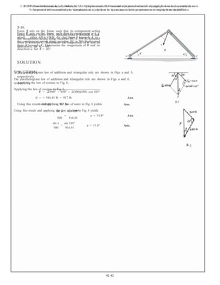 Statics and Mechanics of Materials 5th Edition Hibbeler Solutions ...