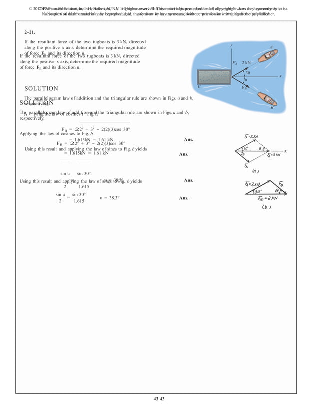Statics and Mechanics of Materials 5th Edition Hibbeler Solutions ...