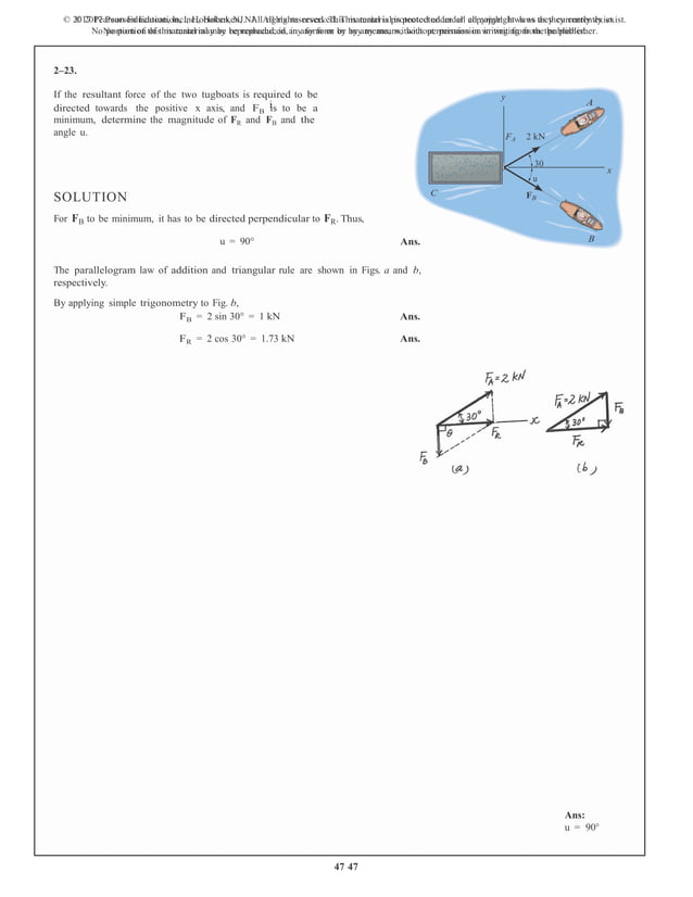 Statics and Mechanics of Materials 5th Edition Hibbeler Solutions ...